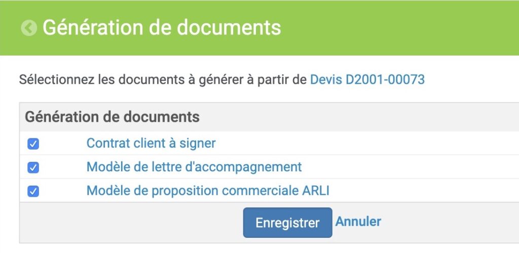 Générez automatiquement vos documents d'accompagnement à partir des devis factures - incwo