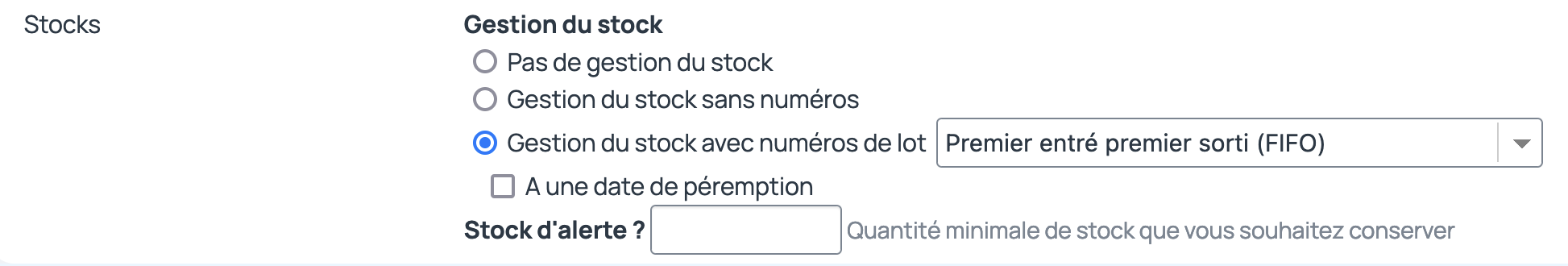 Comment gérer des numéros de lots sur les produits ? - incwo