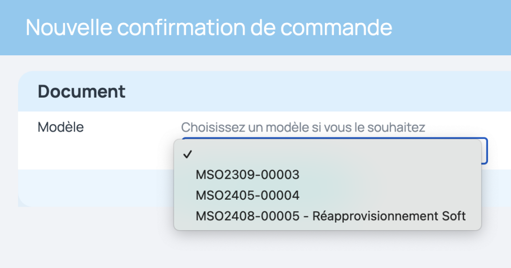 Comment créer des modèles de confirmation de commande ? - incwo